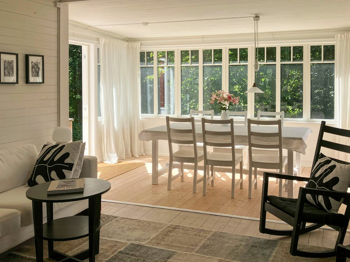 Småland-hytte ved Linnés Råshult