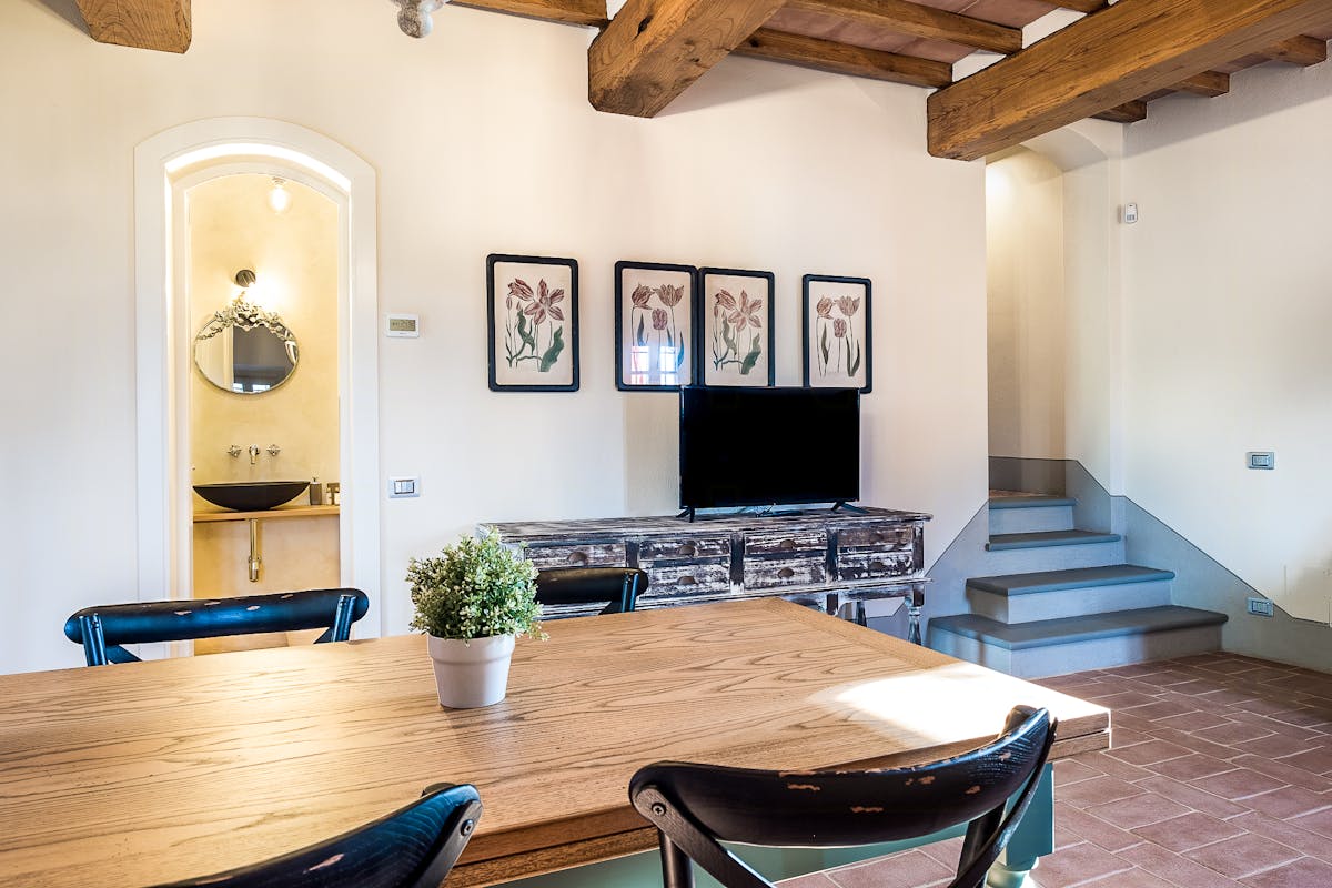 Appartement dans une ferme avec vue sur la Toscane