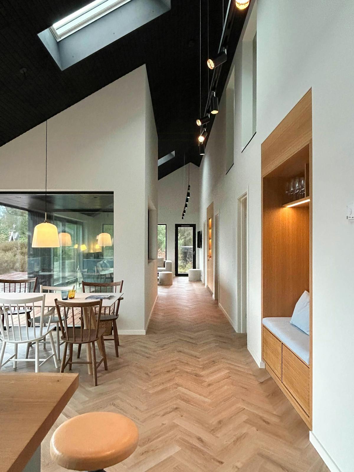 Architectural home with nature plot on Bornholm