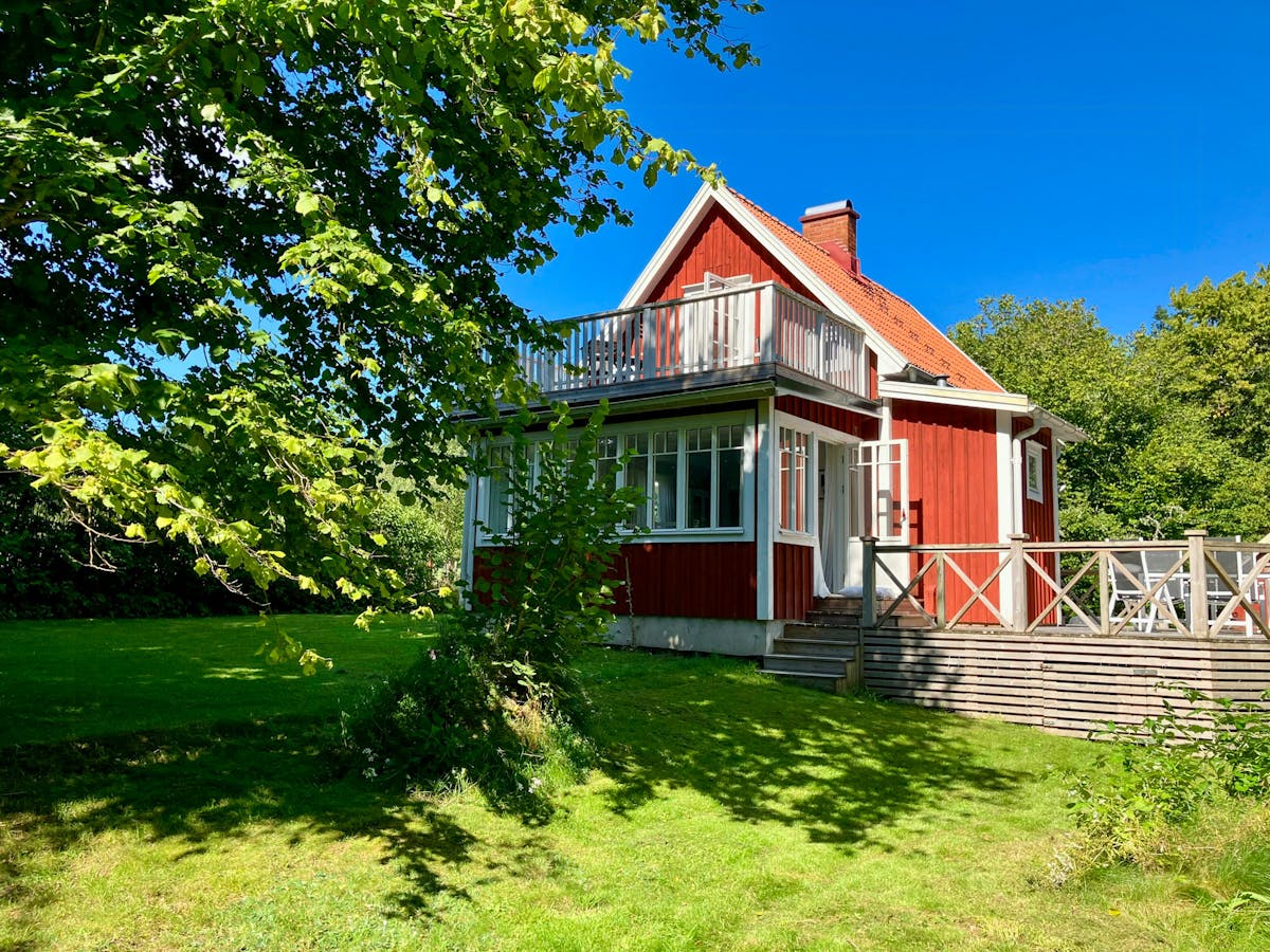 Småland-hytte ved Linnés Råshult